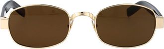 Saint Laurent Lunettes De Soleil - Or