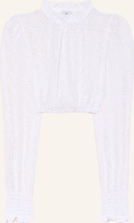 Hammerschmid Hammerschmid Dirndlbluse Celina Aus Spitze weiss