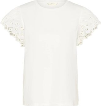 Cream Femme, Tops, Blanc, Taille: 44 FR Haut de blouse sans manches Blanc neige
