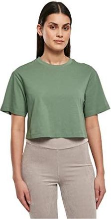 Urban Classics Ladies Short Oversize Tee, T-Shirt aux Femmes, Salvia, 3XL