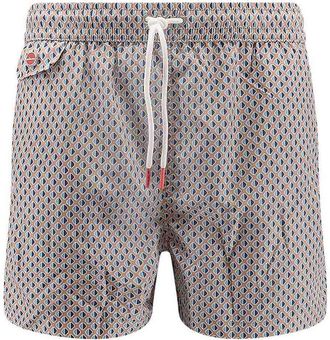 Kiton Short De Bain - Rouge