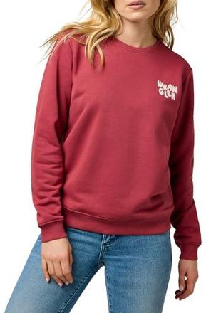 Wrangler Regular Sweat Maillot de surv&ecirc;tement, Rouge (Earth Red), L Femme