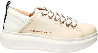Alexander Smith Femme, Chaussures, Beige, Taille: 41 EU Baskets Pelle