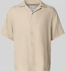 Only & Sons Regular Fit Freizeithemd mit Leinen-Anteil Modell ROBERT