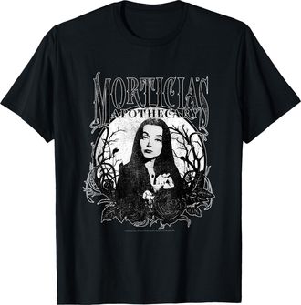 The Addams Family Morticias Apothecary Dark Gothic Floral T-Shirt