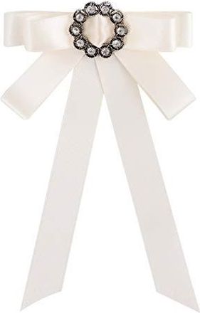 Valiclud Broche De Luxe Brillante En Forme De Noeud Pour Femme Accessoire De Décoration Pour Robe Britannique Broches Tendance