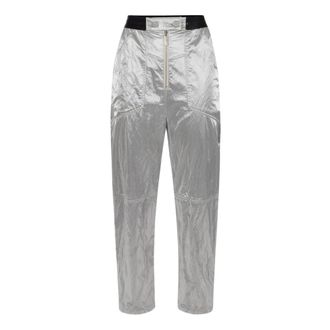 Elisabetta Franchi Schlank geschnittene Hose - - Trousers - Damen - Grau - S