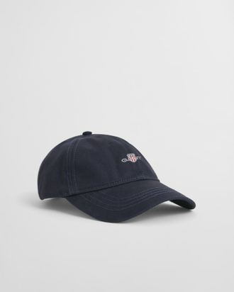 GANT Kinder Shield Cap aus Baumwolltwill (L-XL) EVENING Blau