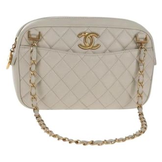 Chanel Sac bandouli&egrave;re Vintage Pre-owned - Femme - Pre-owned - Blanc - Taille: ONE Size