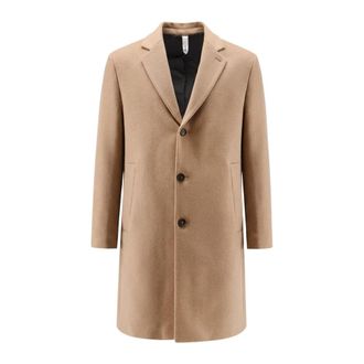 Hev&ograve; Single-Breasted Coats - - Coats - Herren - Beige - 2XL