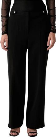 DKNY Dkny - Pantalon large - Femme - Pantalons - Noir - Taille: 38 FR