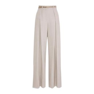Max Mara Aere Wide Hosen - - Trousers - Damen - Beige - S