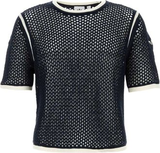 adidas Homme, Tops, Bleu, Taille: L Knit T-Shirt