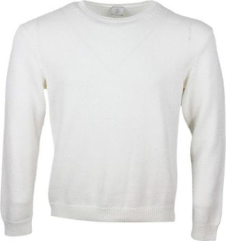 Eleventy Pull Col Rond - Blanc
