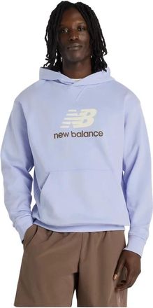 New Balance Homme, Sport, Bleu, Taille: L Athletics French Terry Logo Sweat &agrave; capuche