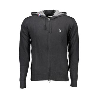 U.S.Polo Association Zip-Cardigan - - Sweatshirts & Hoodies - Herren - Schwarzk - 2XL