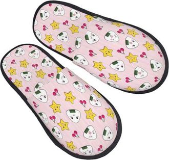 Generic Fourrure Pantoufles Boule De Riz D&eacute;licieuse Cozy Pantoufles En Coton L&eacute;gers Chausson Hotel Pour Camping Chambre Automne L