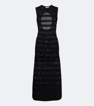 Eres Robe midi Reguliere en coton m&eacute;lang&eacute;