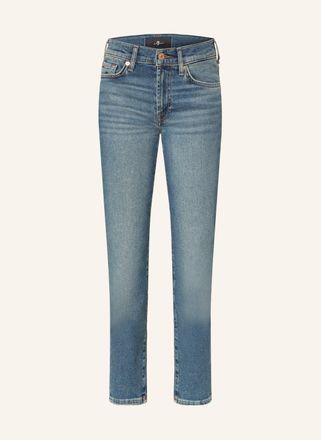 7 For All Mankind Skinny Jeans Roxanne Ankle blau