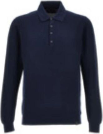 Fay Homme, Tops, Bleu, Taille: XL Polo Chemises