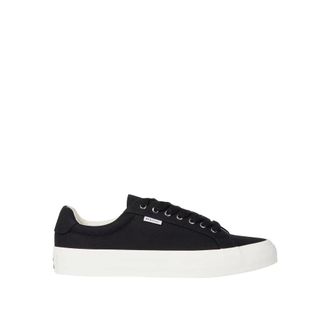 Paul Smith Schwarze Leinwand Low Top Schn&uuml;rschuhe - - Shoes - Herren - Schwarzk - 42 EU