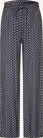 Maje Hose Mit Schmucksteinen blau