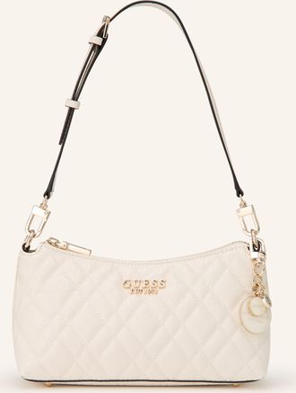 Guess Schultertasche Isemay weiss