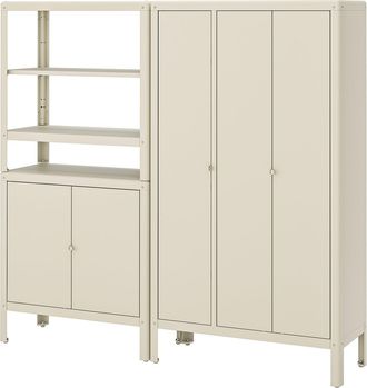 IKEA KOLBJ&Ouml;RN Regal mit 2 Schr&auml;nken