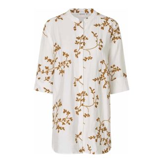 Masai Chemise &agrave; manches 3/4 - Femme - Blouses et Chemises - Multicolore - Taille: 42 FR