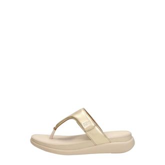 FitFlop Femme, Chaussures, Jaune, Taille: 41 EU F-Mode Go Adjustable Flatform Sandales
