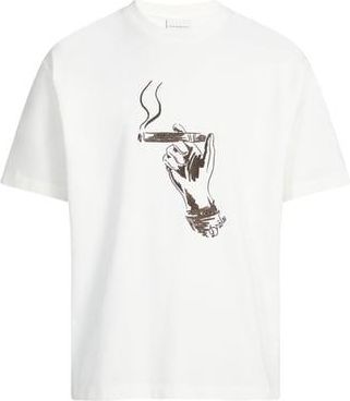 Dr&ocirc;le de Monsieur T-shirt Cuba imprim&eacute; en coton