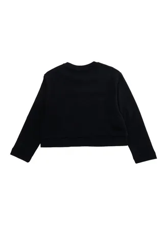 Marni Girls Sweatshirt With Logo Black Cotton Hoods & Sweatshirts