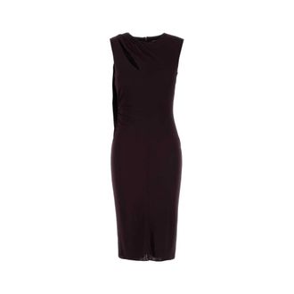 Tom Ford Cocktailkleid mit Cut-Out und Schal-Detail - - Dresses - Damen - Lila - 2XS