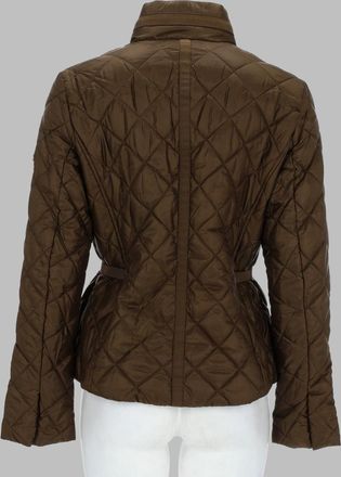 Michael Michael Kors Quilted Belted Jacket - Green