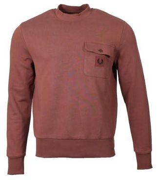 Fred Perry Pull &agrave; col rond - M6805, marron, S