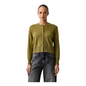 Benetton Cardigan - Femme - Pulls - Vert - Taille: 42 FR