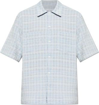 Sams&oslash;e & Sams&oslash;e Homme, Chemises, Bleu, Taille: L Saayo Shirt