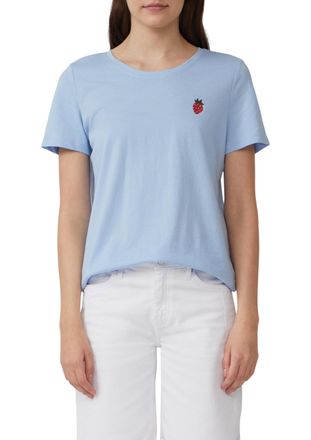 s.Oliver Jersey-T-Shirt mit Stickerei