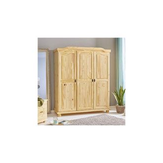 Inter Link SAS Armoire 3 portes 150 cm en pin massif - chambery
