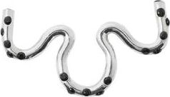 Sunnei Sunnei, Femme, Accessoires, Gris, Taille: ONE Size Septum Ring