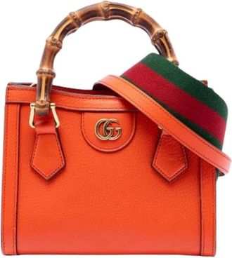 Gucci Pre-owned Diana - Femme - Pre-owned - Orange - Taille: ONE Size
