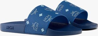 MCM Slides mit Monogramm-Print