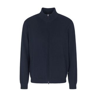 Emporio Armani Cardigan zipp&eacute; - Homme - Pulls - Bleu - Taille: 2XL