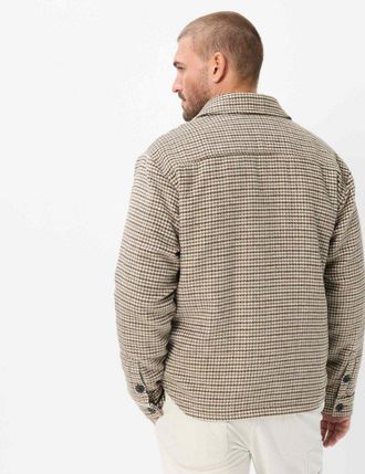 Brax Steppjacke Style DEXTER Woo.Look: Overshirt im soften Materialmix