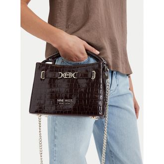 Nine West Handtasche Nine West EO-CITY GRACE-LDA9420 CROCO Braun