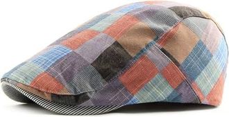 Generic Chapeaux de journaux pour hommes et femmes, casquette plate en coton à carreaux, été, printemps, soleil, bec de canard, béret réglable, cadeau, style5