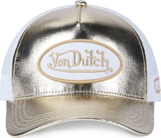Von Dutch Damen-Kappe, Trucker, Original, Weiß/Gold, One size