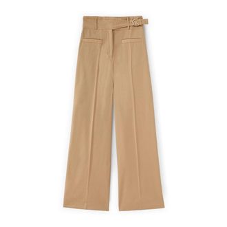 Motivi Palazzo-Hose mit hohem Bund - - Trousers - Damen - Beige - XL
