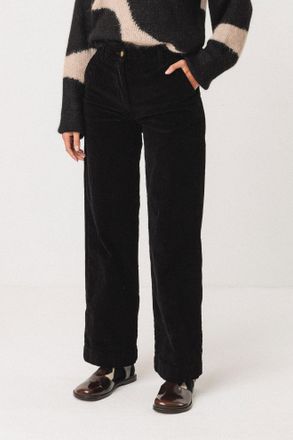 SKFK Damen vegan Hose Leartza Schwarz