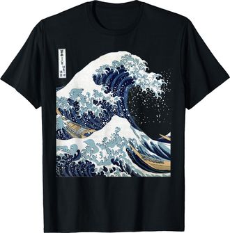 Smooth HQ Ber&uuml;hmte Kunst: Great Ocean Wave T-Shirt